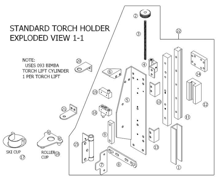HVAC 8000 Standard Torch Lift – Vicon